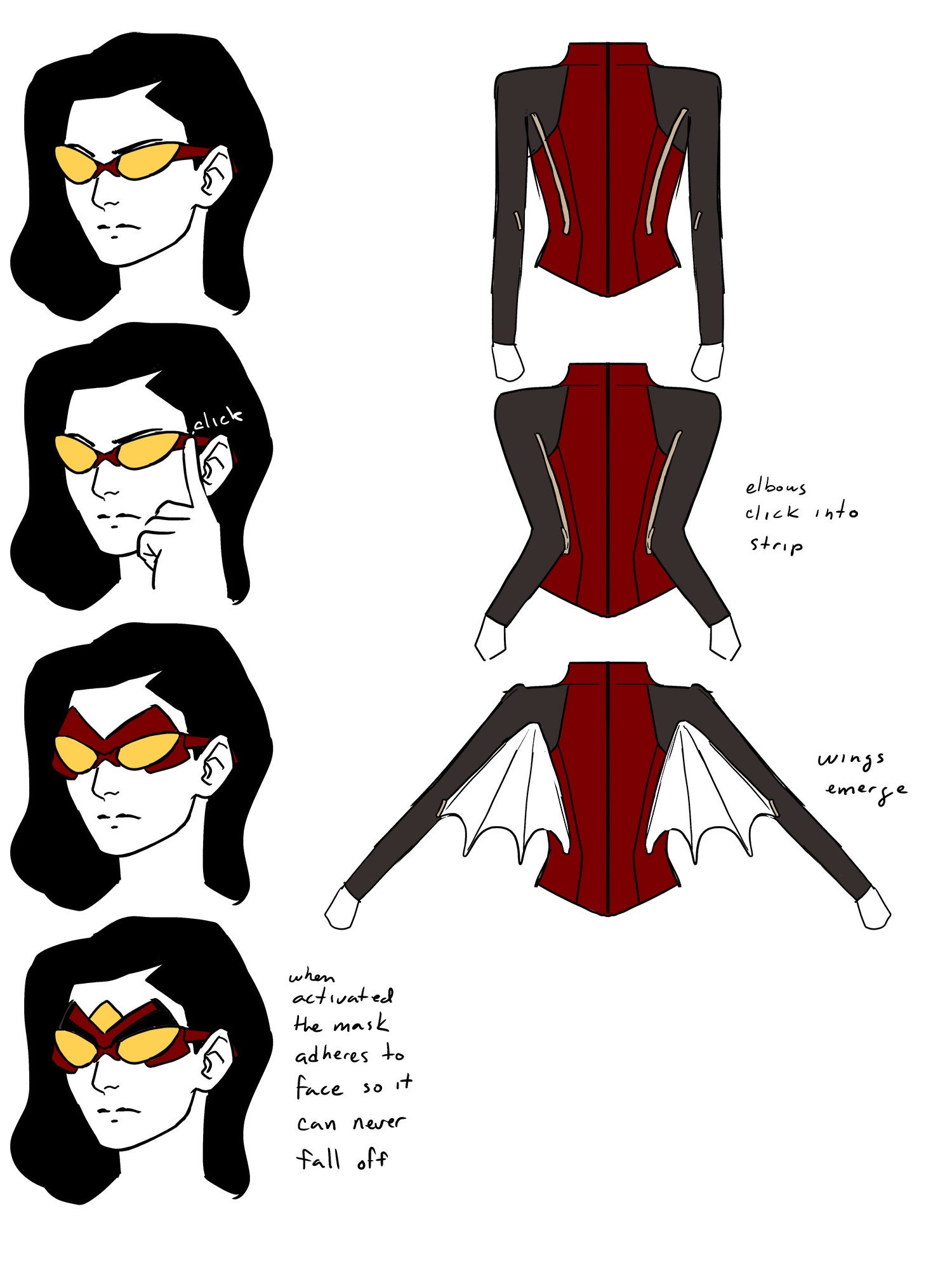 "She's sexy but not in a spandex way — in a modern, unique way."