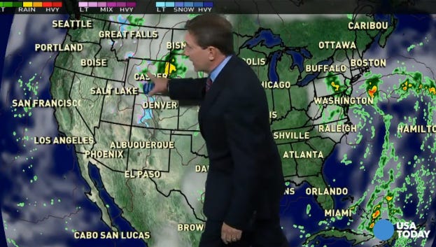 Friday's forecast: Storms and rain plague much of the country