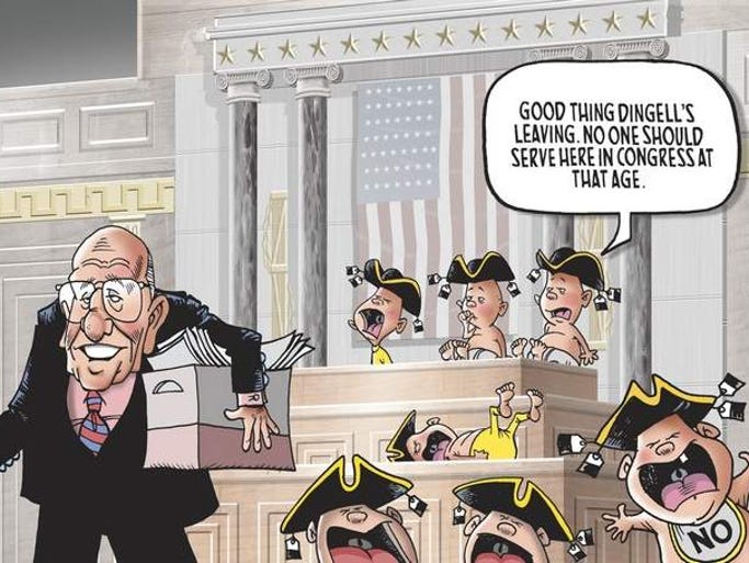 Editorial cartoons on Congress