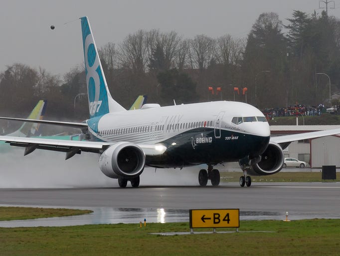 Boeing's new 737 MAX completes its maiden flight