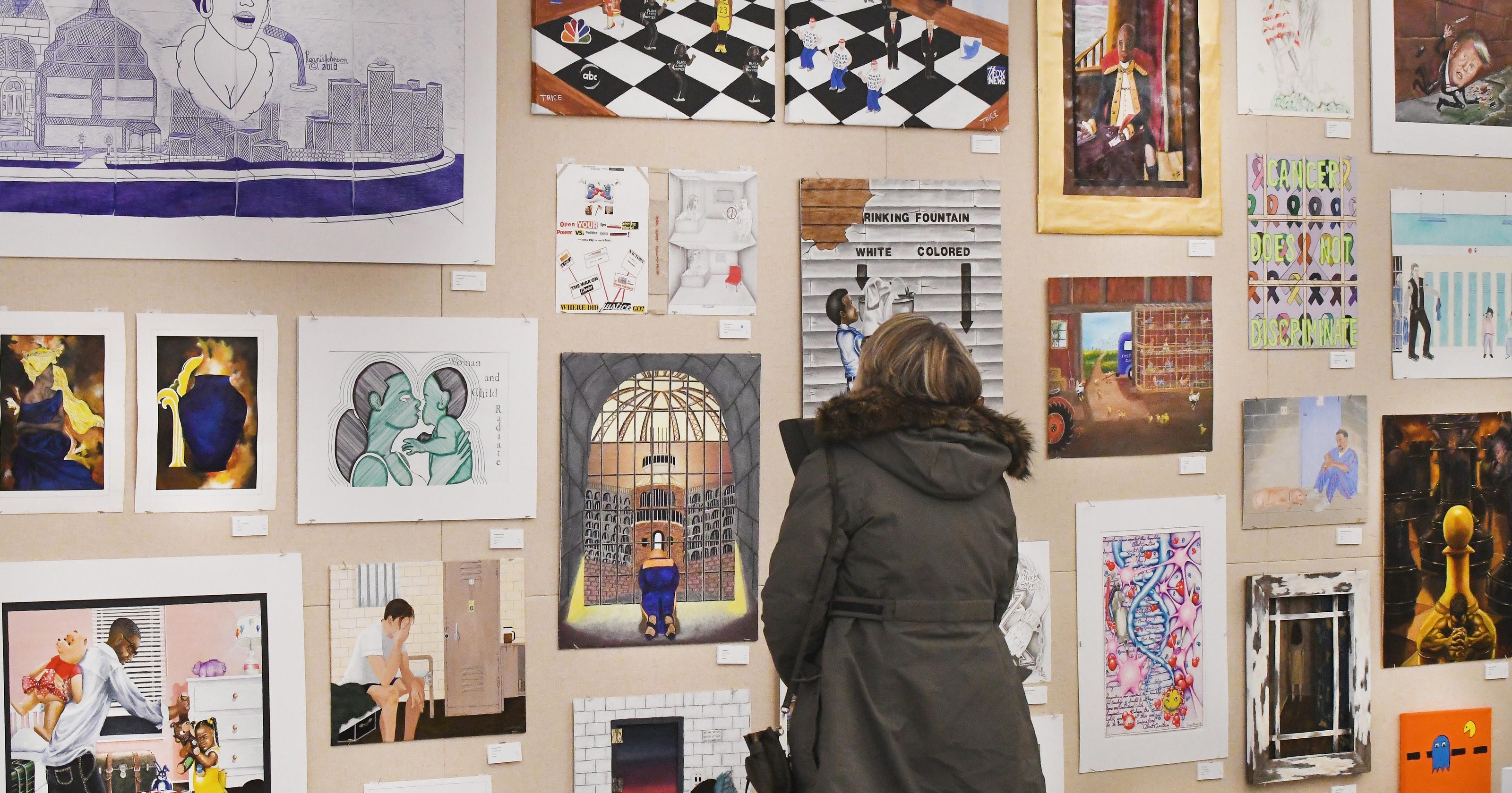 Creating art inside prison walls