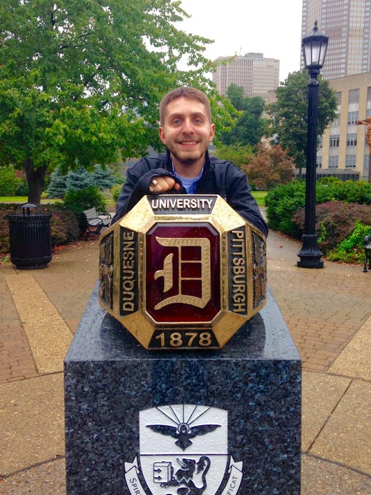 GHS grad has hand in Duquesne University monument