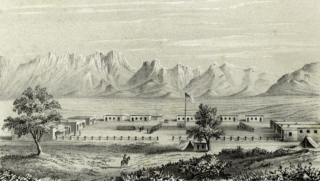 Battle of Mesilla was our small role in Civil War