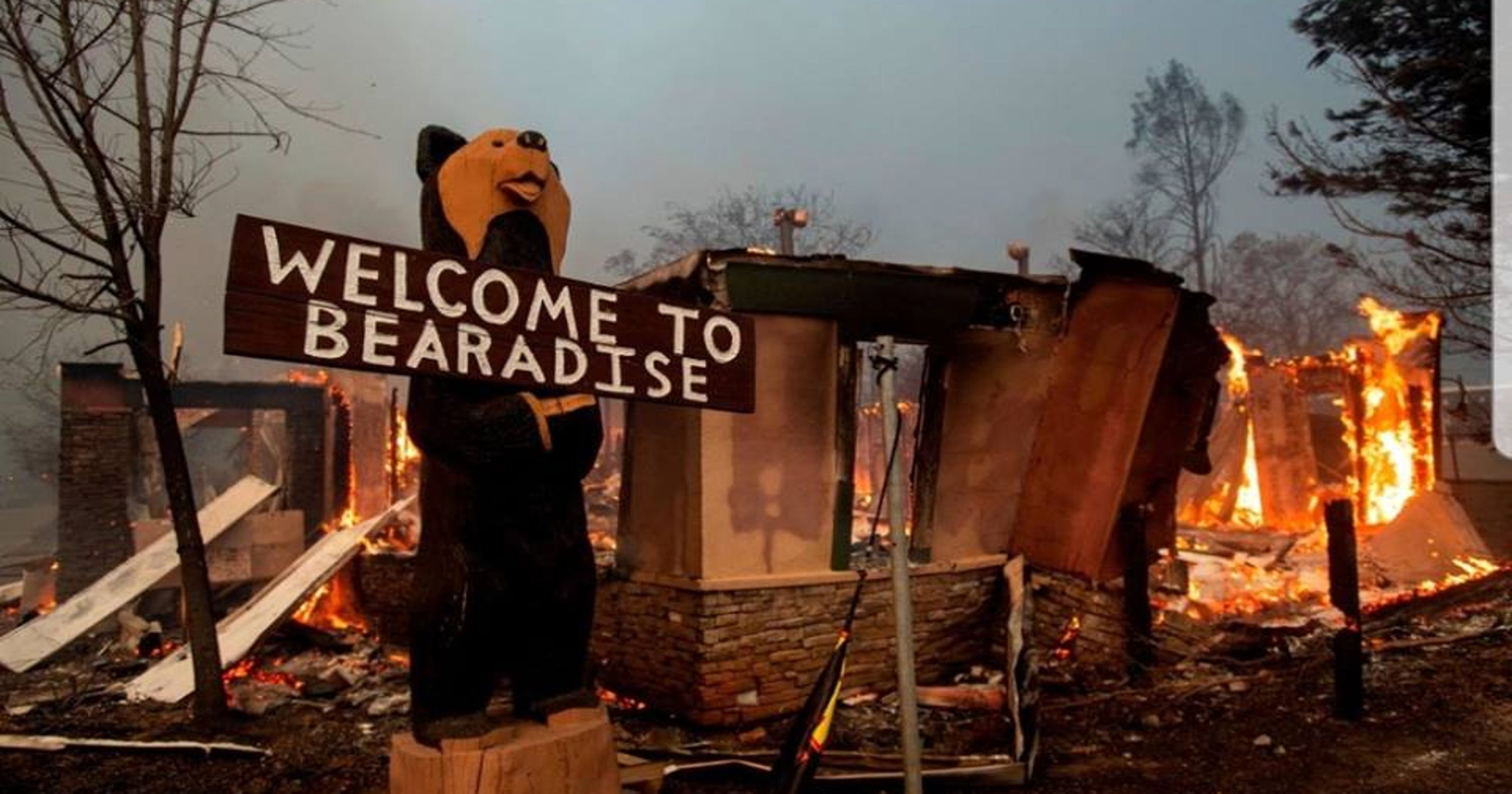 Camp Fire near Paradise: A list of structures destroyed