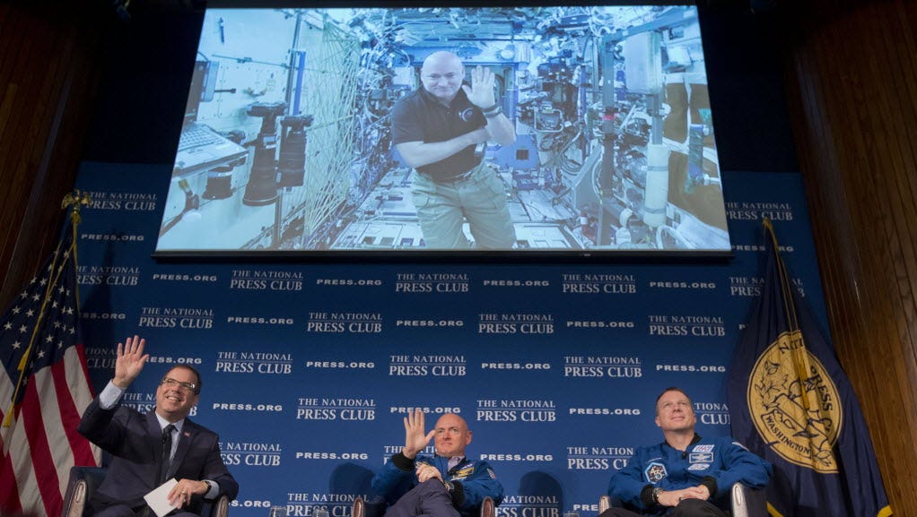 NASA uses twins to study perils of Mars trip