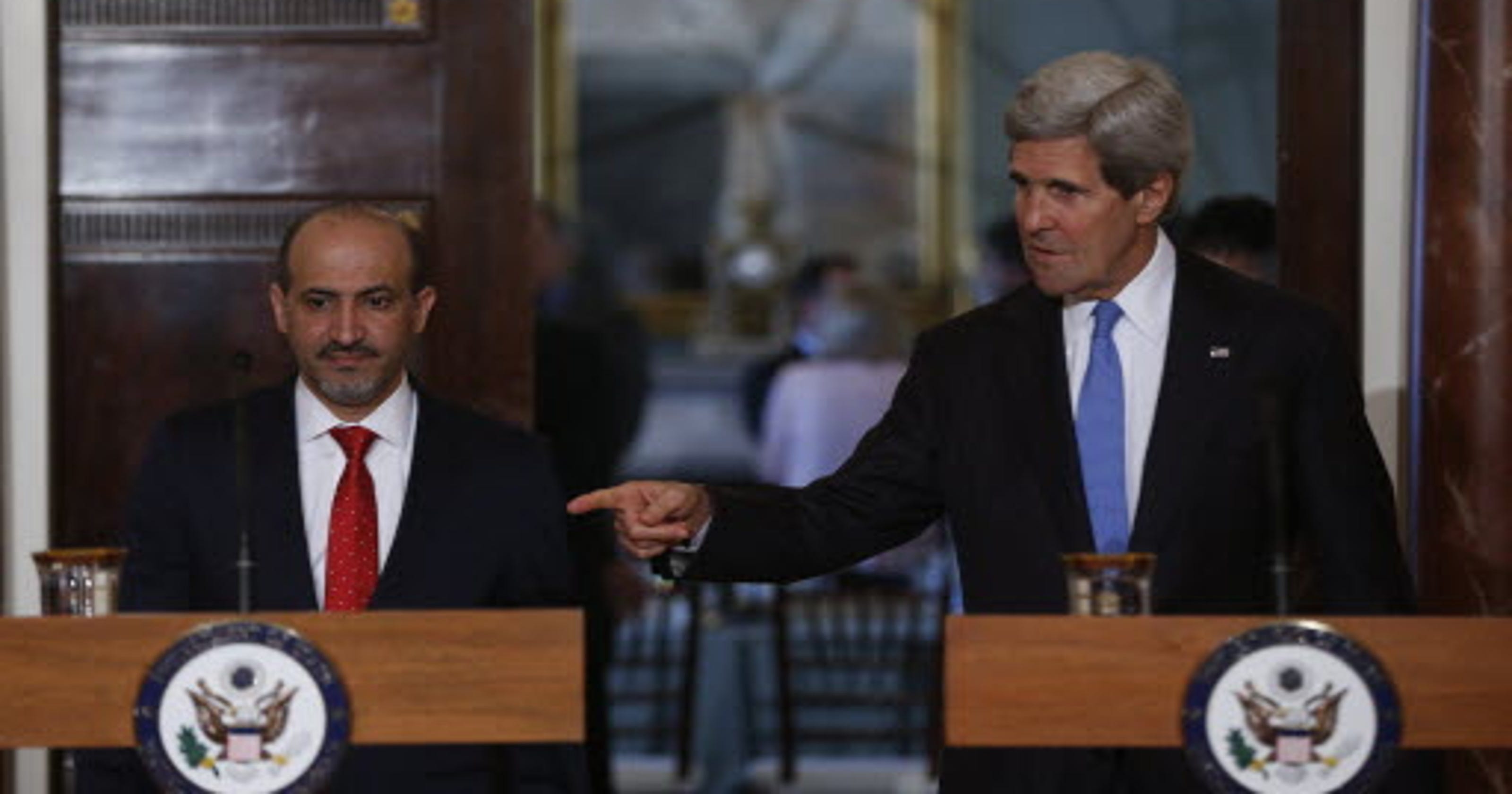 Obama meets with Syrian opposition leader