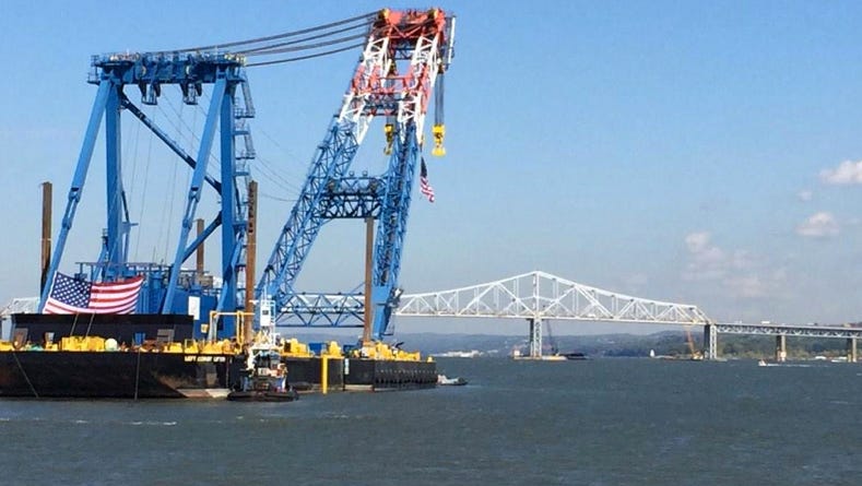 Tappan Zee project gets huge 'lift' from Left Coast Lifter