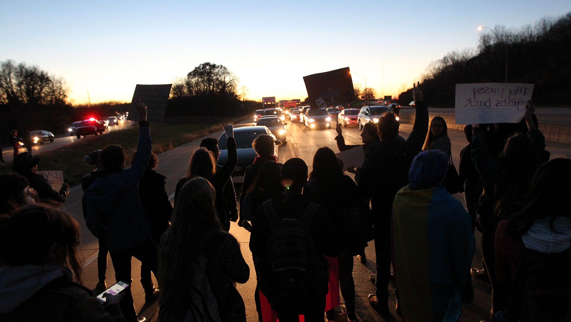 Bill criminalizing highway protests clears Iowa Senate panel