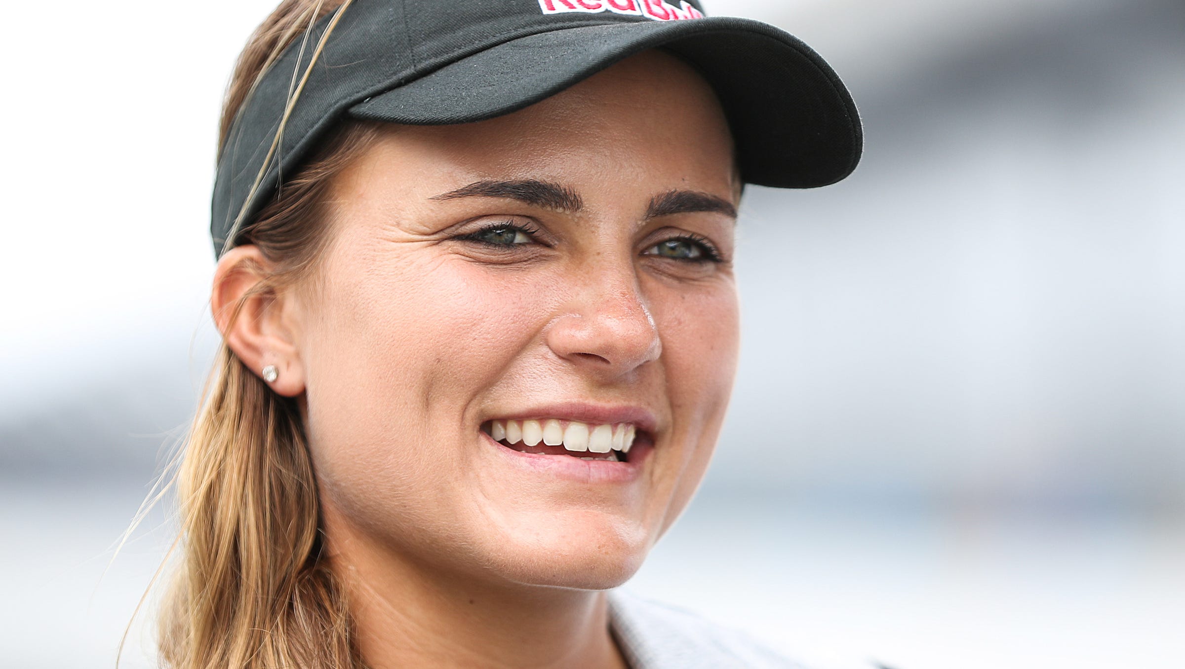 Lexi Thompson shows her driving skills at IMS for Indy Women in Tech