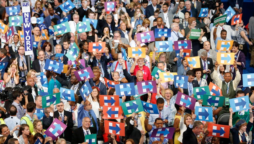 Roll call of states at Democrats' convention takes on new meaning