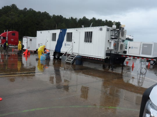 UPDATE: Esler Field a staging area for food, water for flood victims