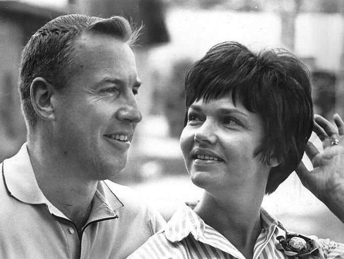 Photos: It’s official: Lunar mountain is named for Jim Lovell’s wife