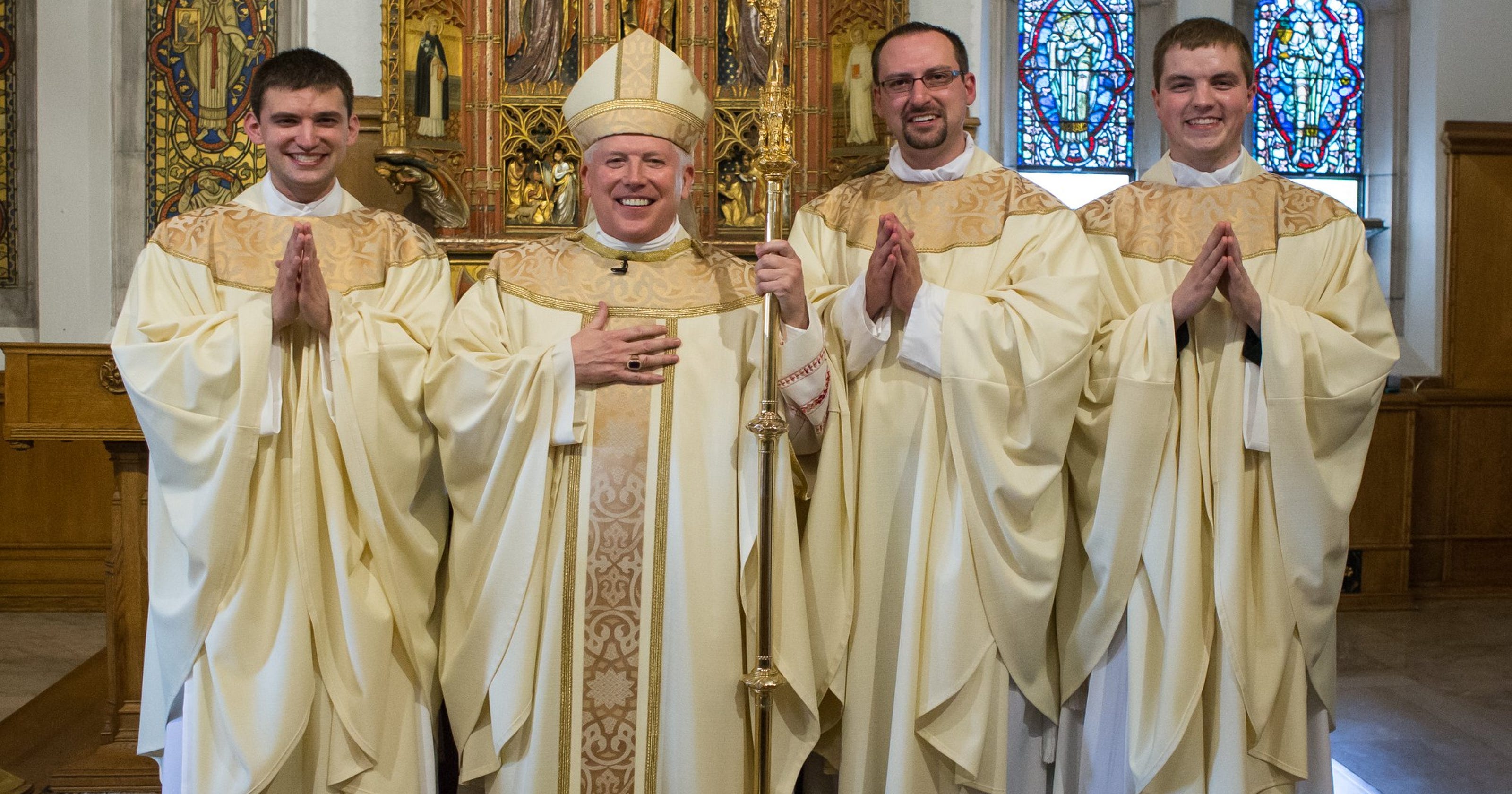 Bishop Thomas ordains 3 priests in Toledo Catholic Diocese