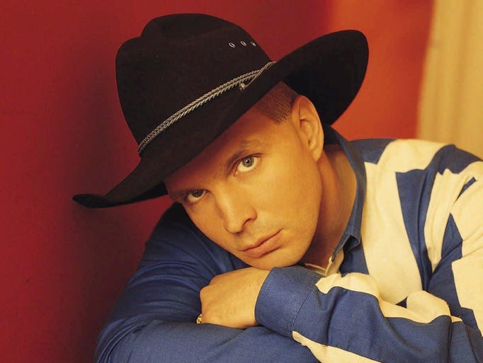 Garth Brooks over the years