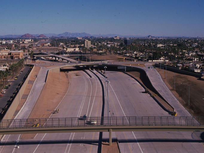 Phoenix-area freeway history