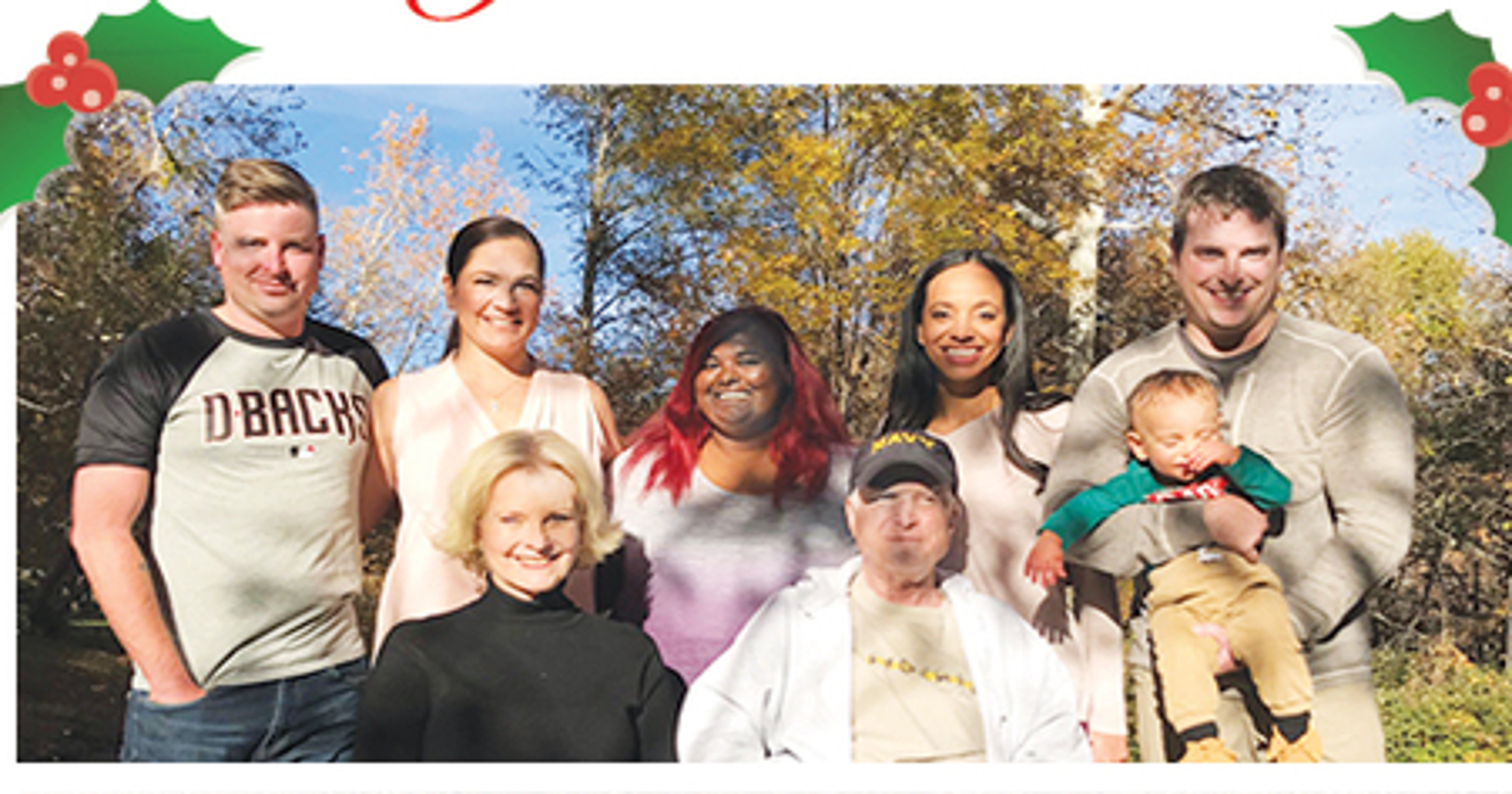 John McCain family Christmas card: Best wishes for happy, healthy 2018