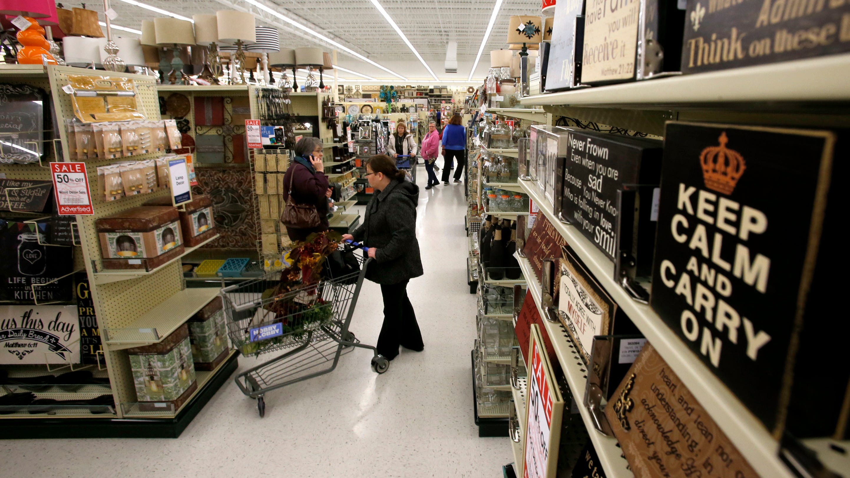 Long-awaited craft store Hobby Lobby made debut Friday