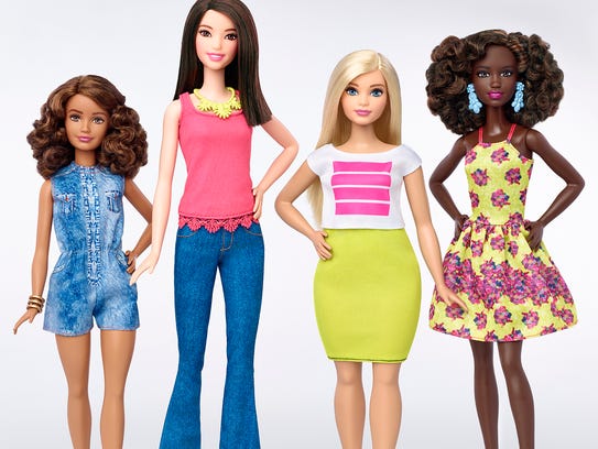 Fat Barbie? New Barbie shapes are All-American