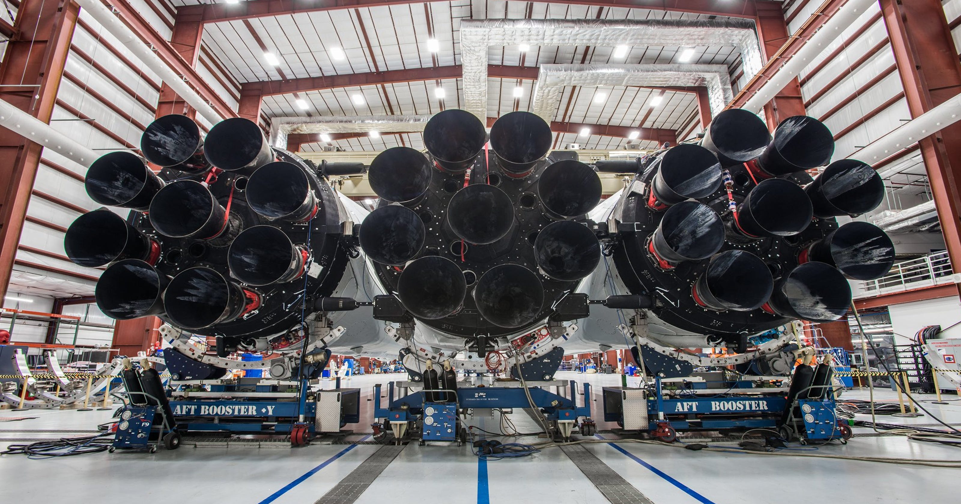 See SpaceX's 27-engine Falcon Heavy rocket before it launches from KSC