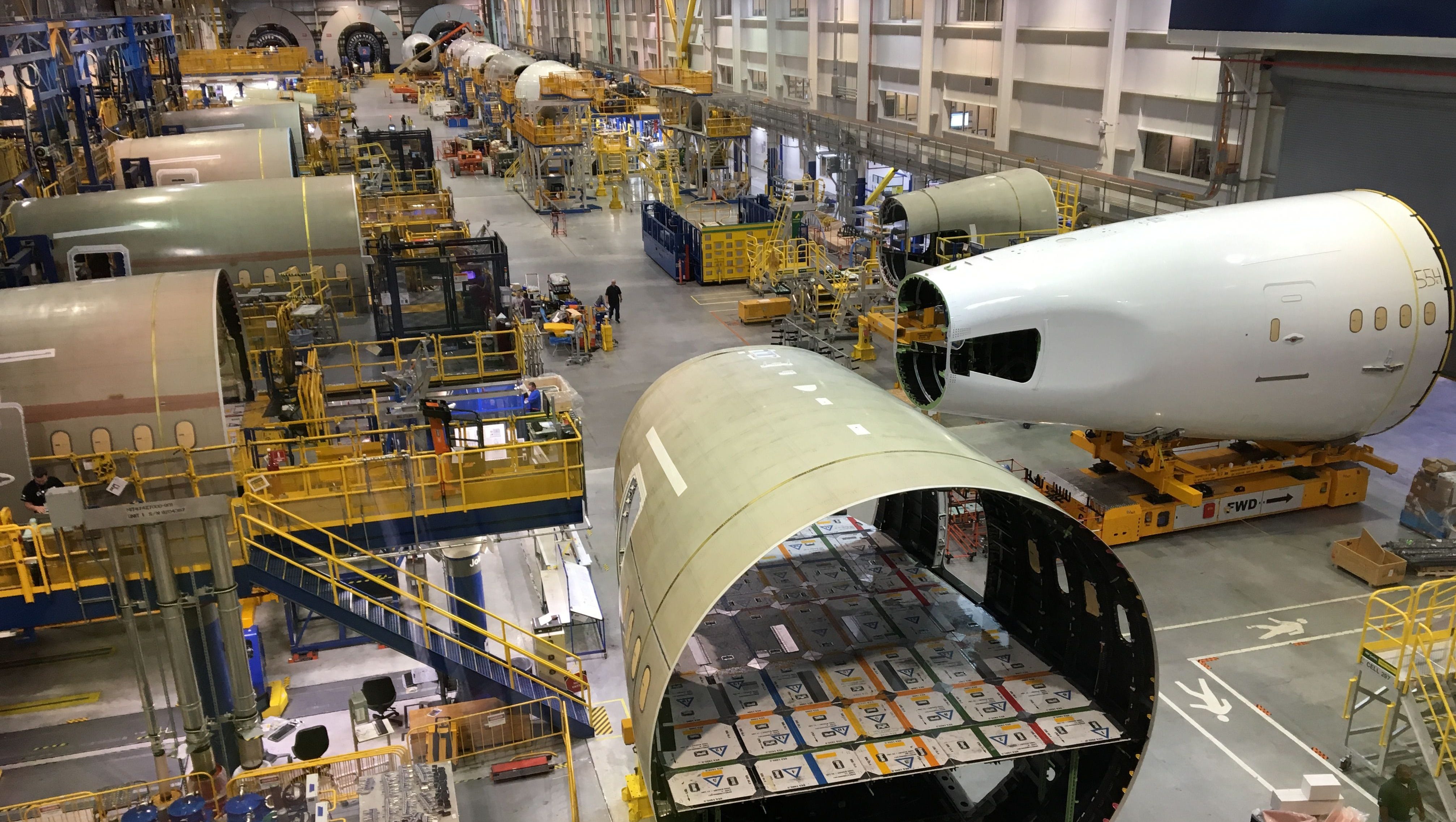 Photo tour: Behind the scenes at Boeing's 787 factory in South Carolina