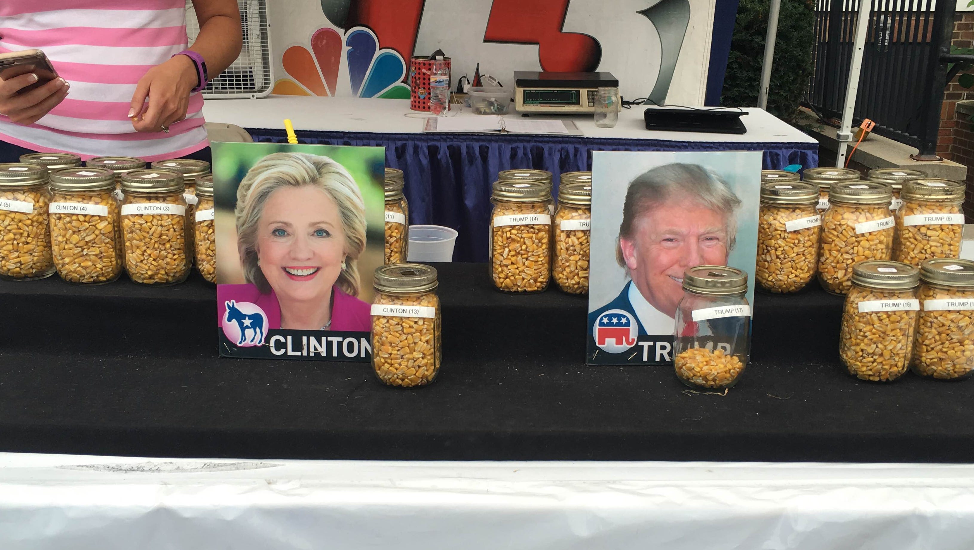 Trump pops lead over Clinton in Iowa State Fair corn poll