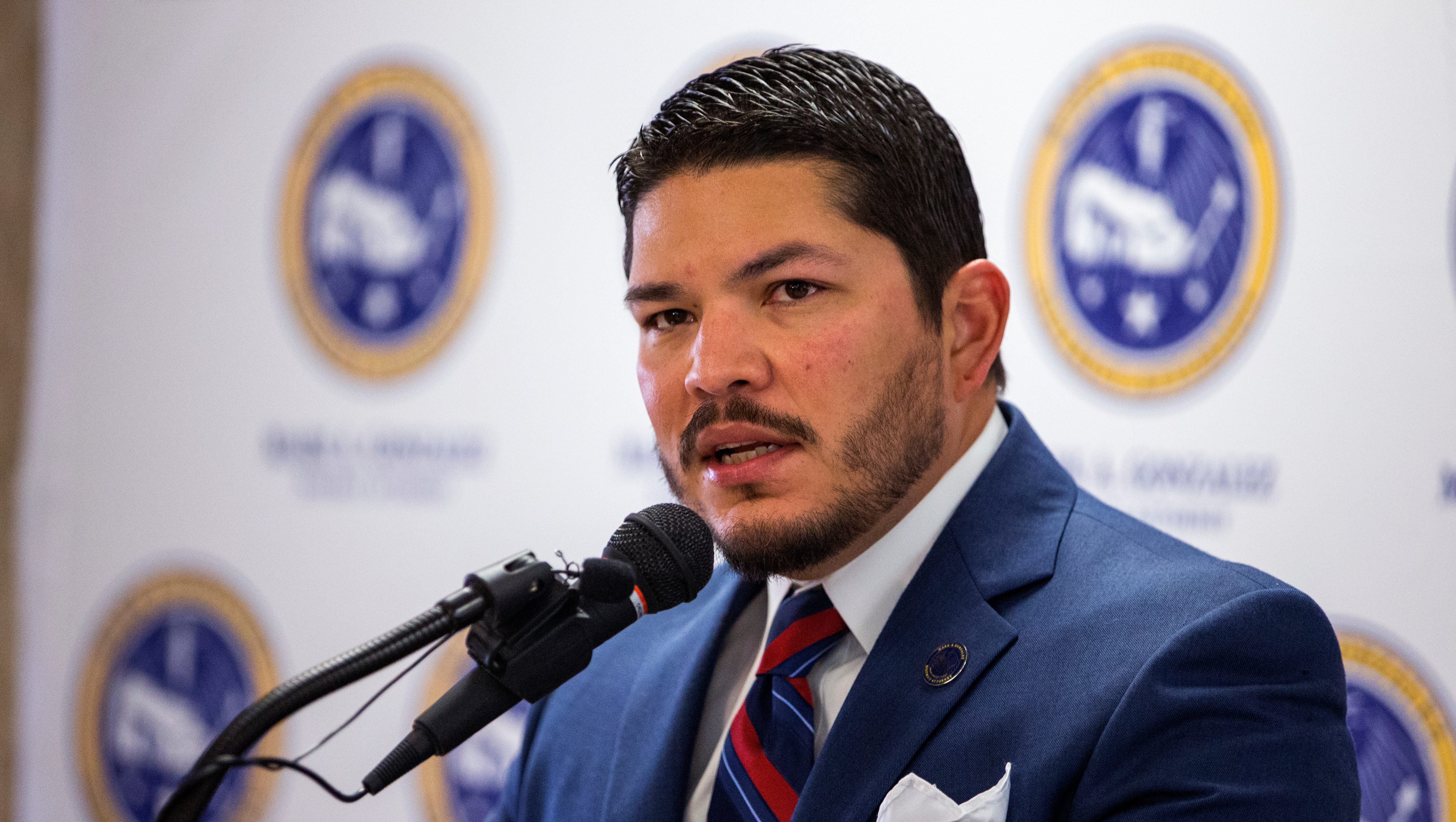 Nueces County DA Mark Gonzalez announces Domestic Violence Bureau