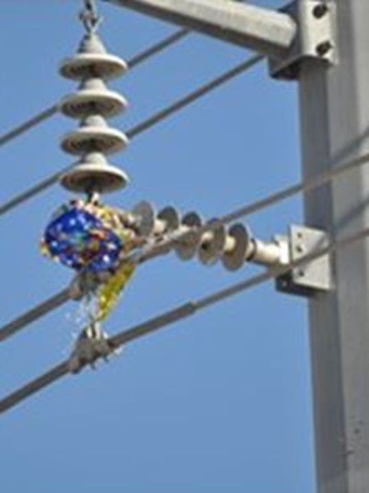 Mylar balloons in power lines trigger outages in Gilbert