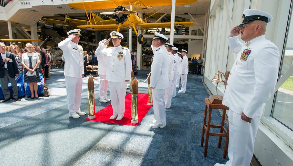 NETC changes command during ceremony at NAS Pensacola