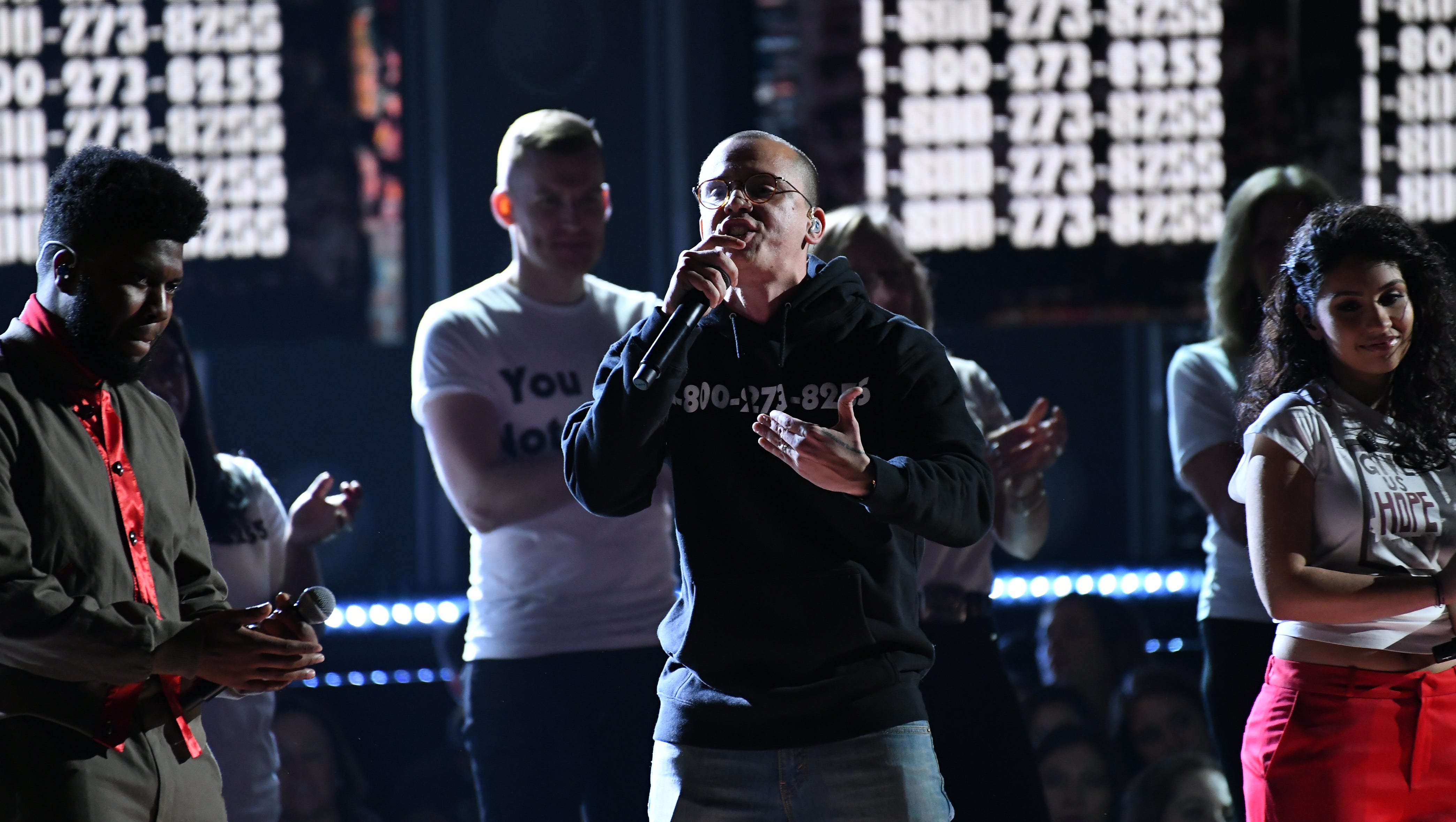 Read Logic's full, impassioned Grammys speech