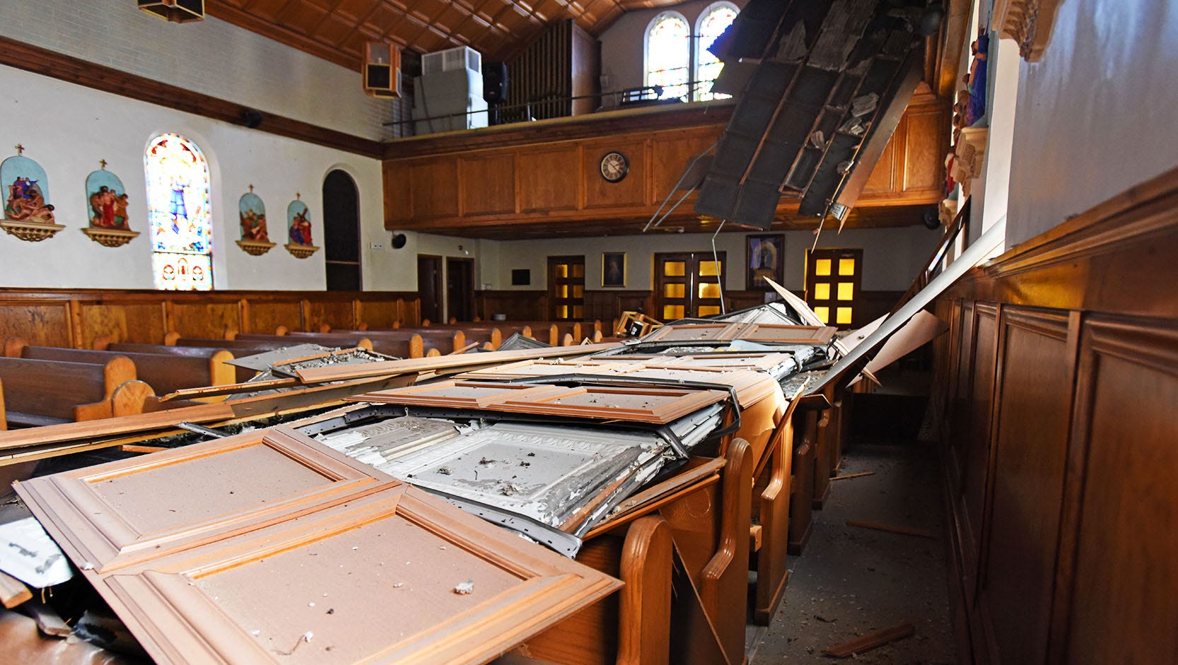 Passaic church's ceiling collapses during Holy Week