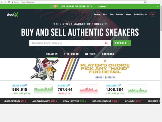 Detroit-based online sneaker market’s stock soaring