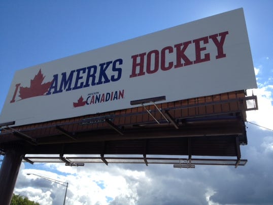 Rochester's Most Confusing Billboard: I [Maple Leaf] Amerks : r/Rochester