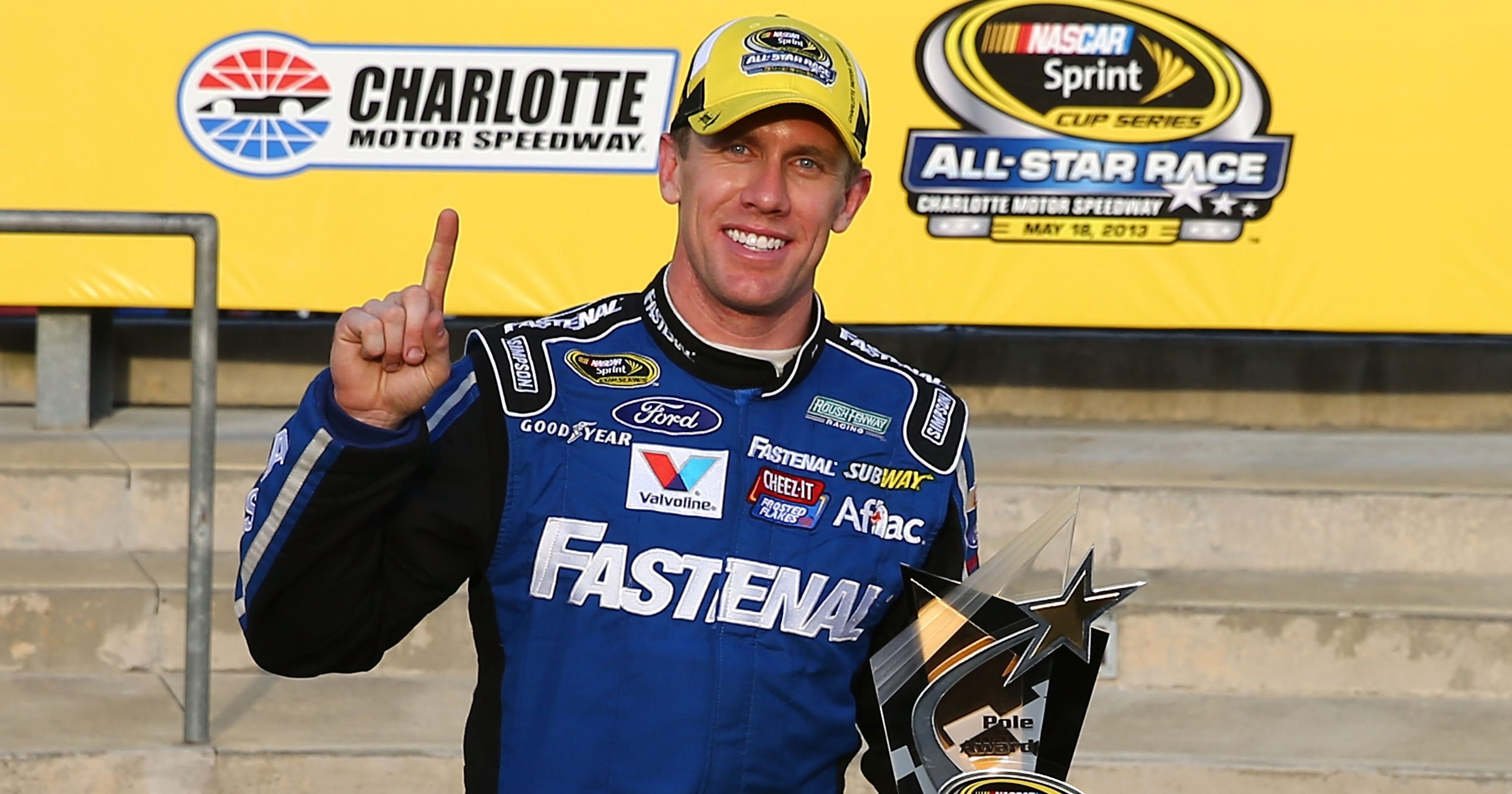 Carl Edwards wins pole for Sprint All-Star Race