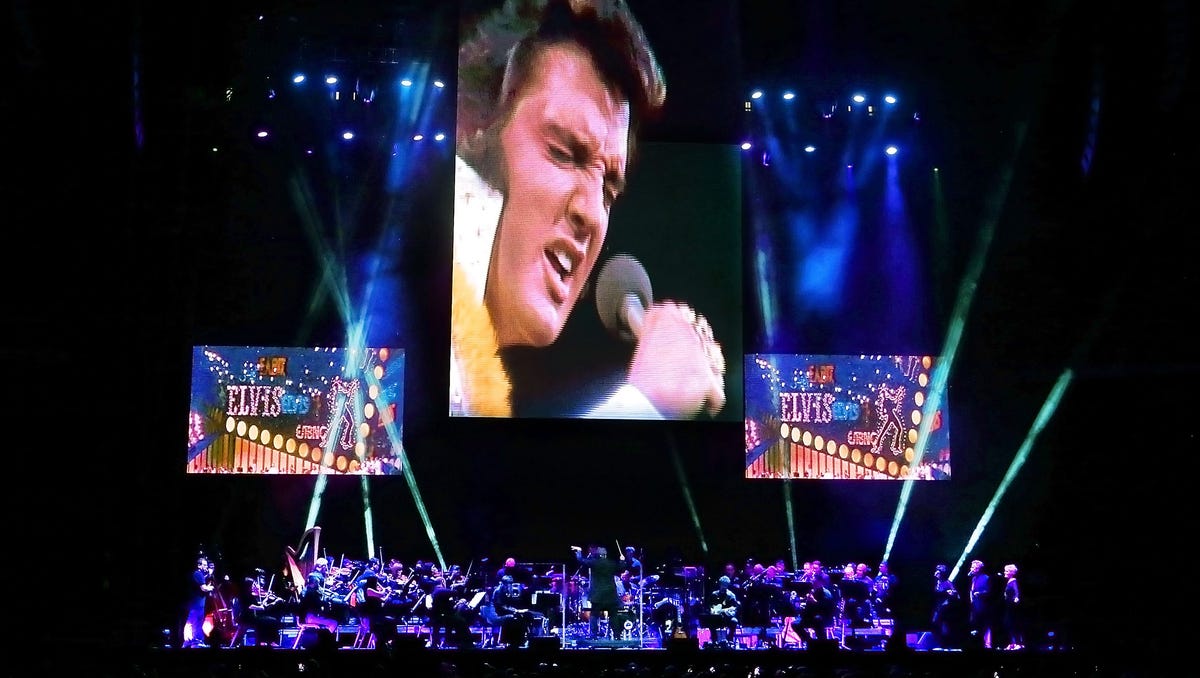 Faithful Elvis fans flock to FedExForum for live Concert event