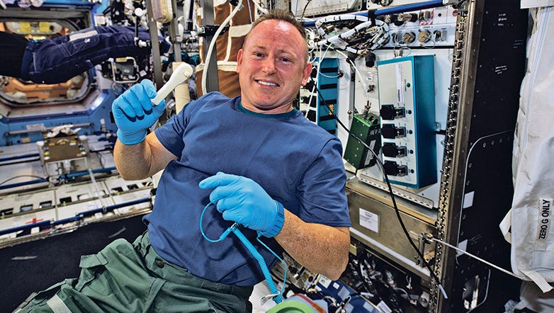 Fact check: Barry Wilmore quote about seeing fellow astronaut satire