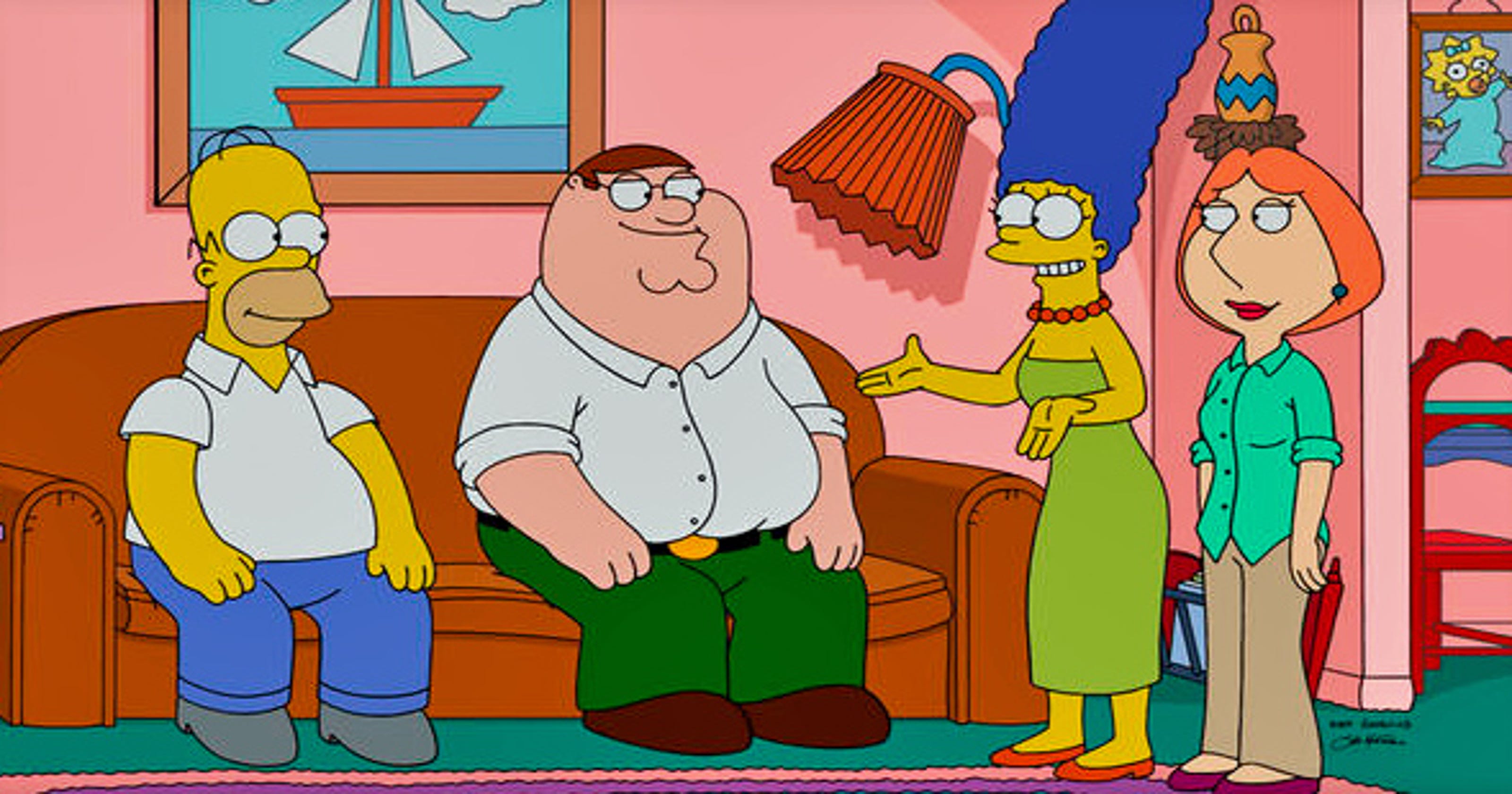 The Simpsons? Family Guy? What is Delaware's favorite animated sitcom?