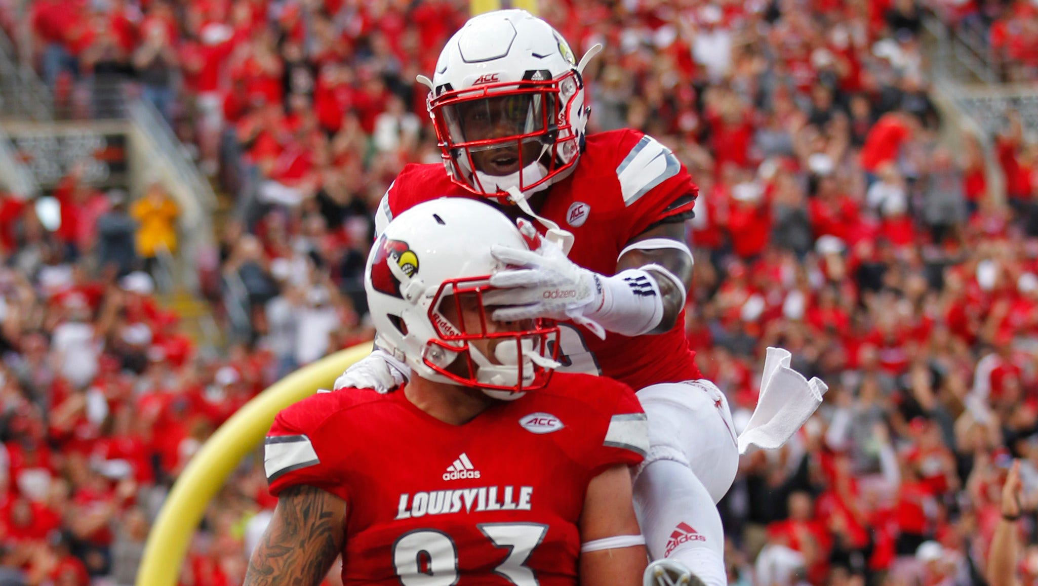 Improving conditioning helps Louisville football tight end Micky Crum ...