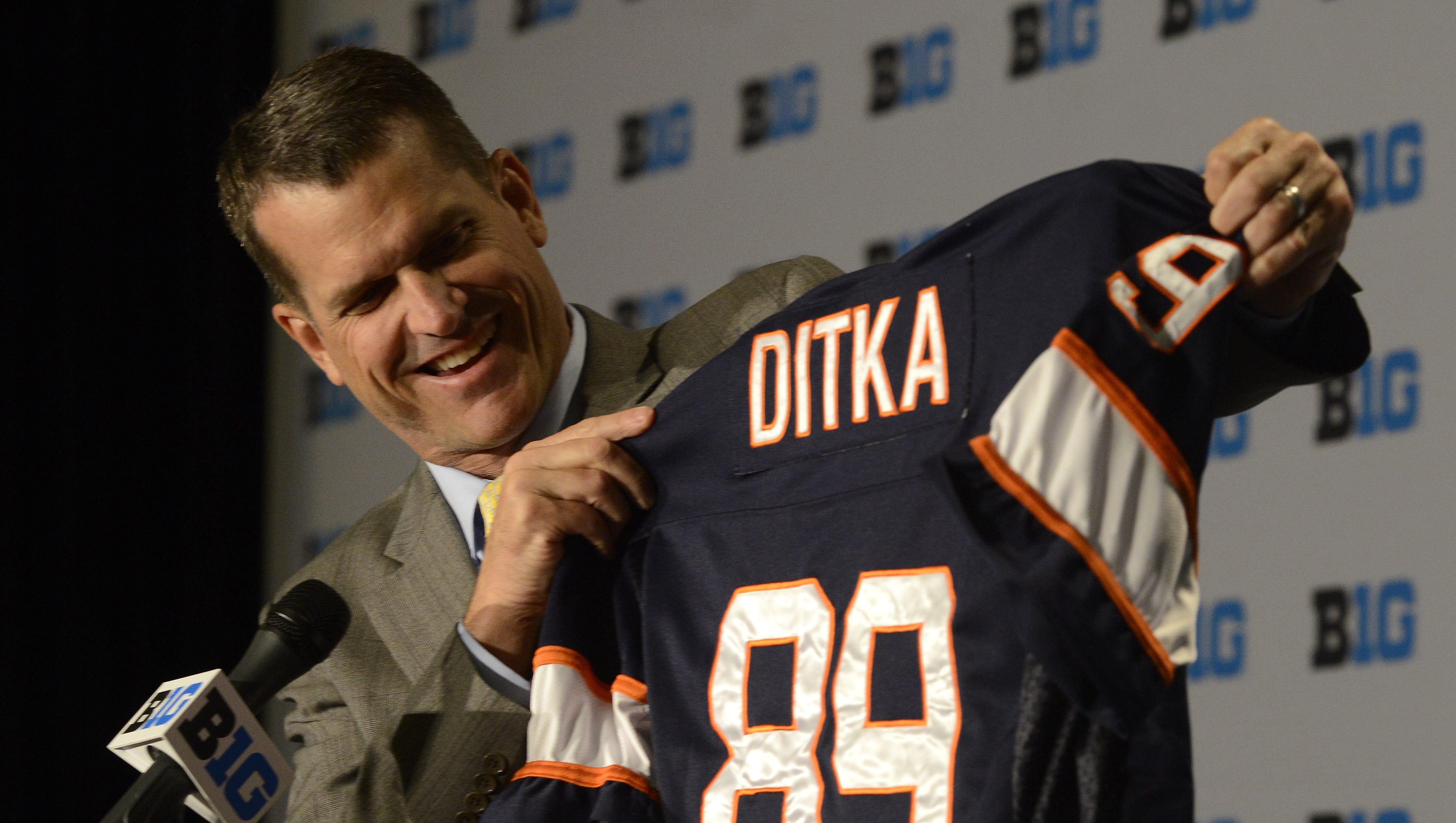 Jim Harbaugh: Time with Chicago Bears were 'best days of my life'