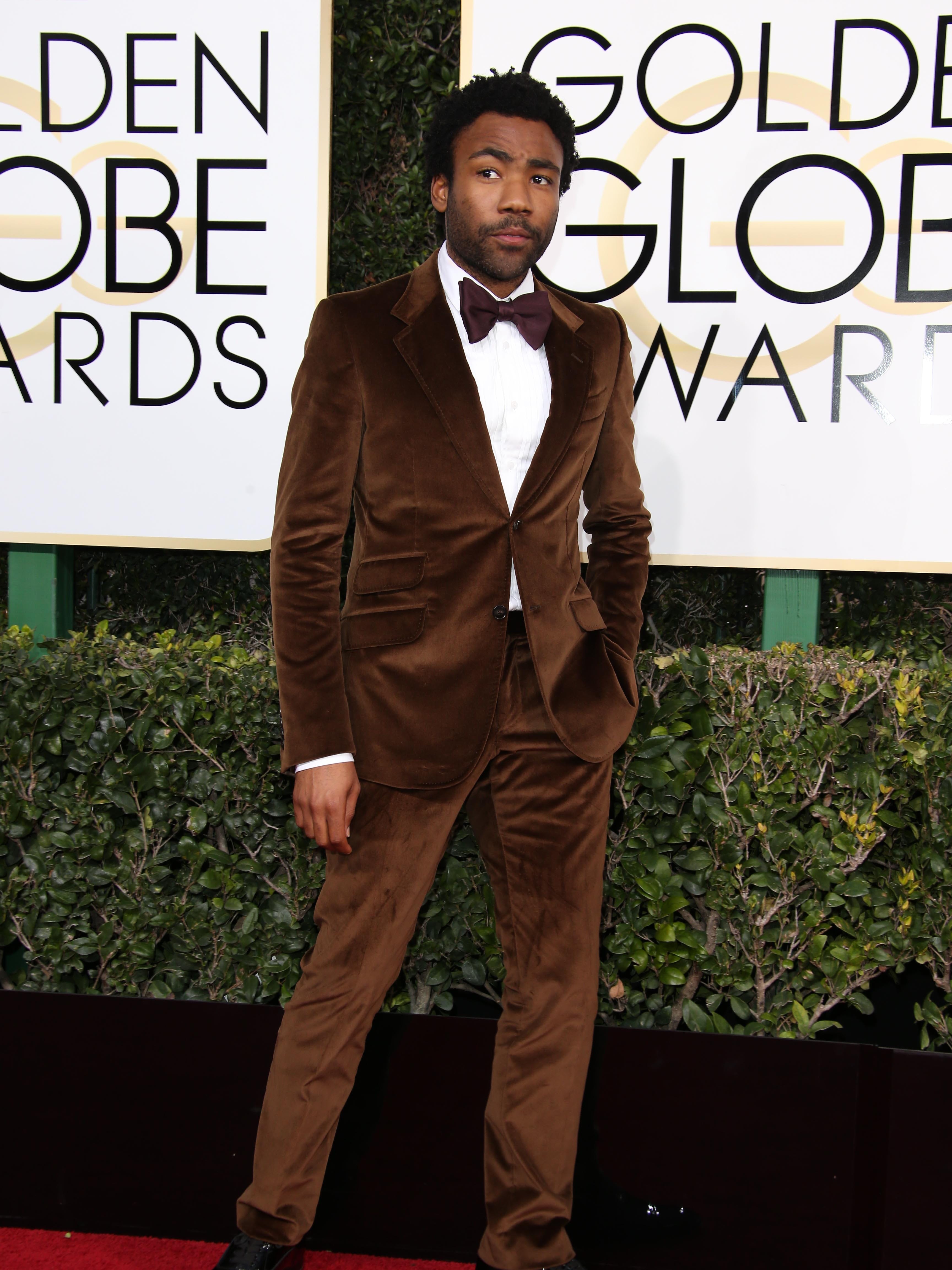 Donald Glover won the Golden Globes with his Gucci suit and Migos shoutout