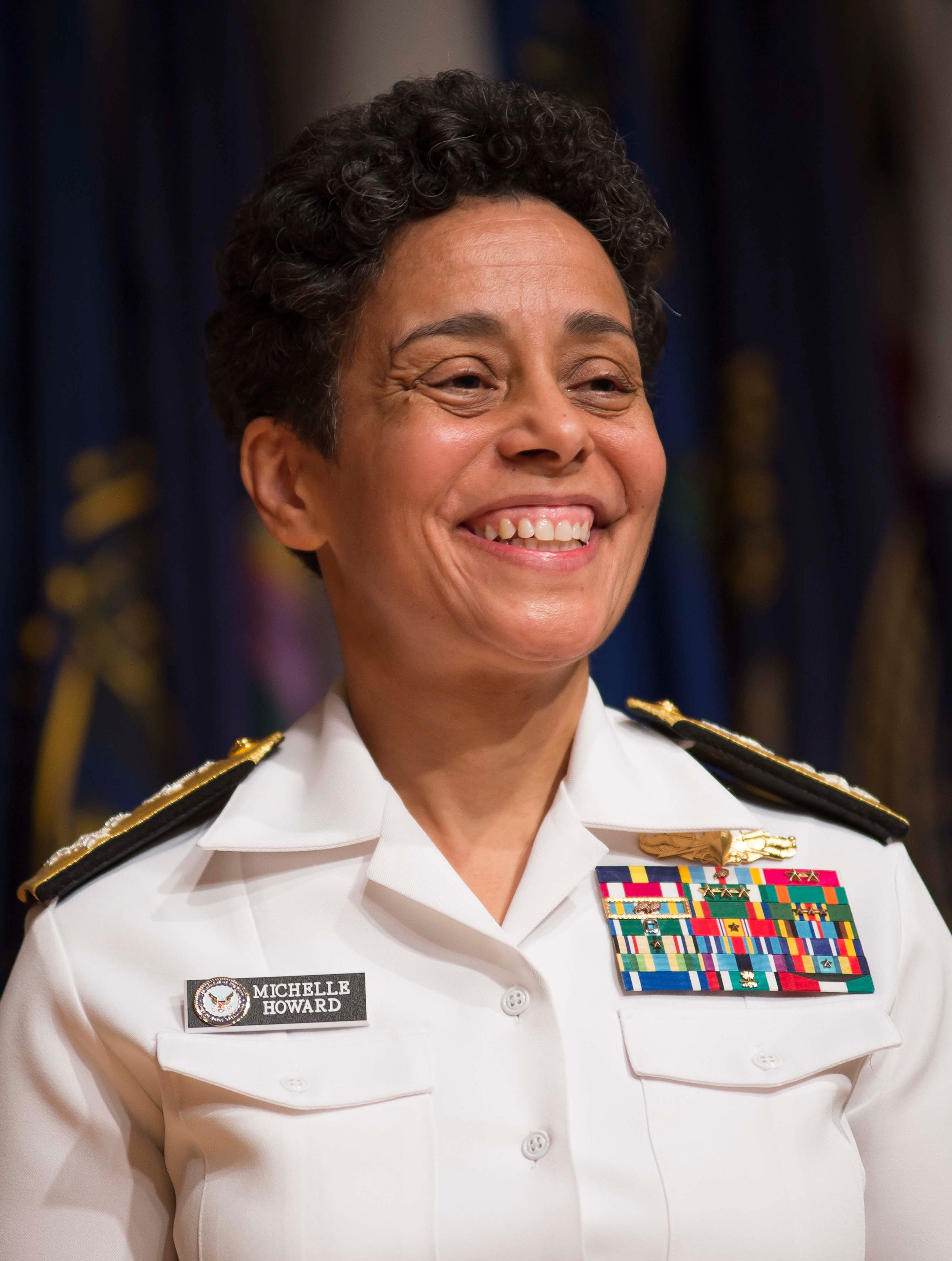 Navy names first female four-star admiral