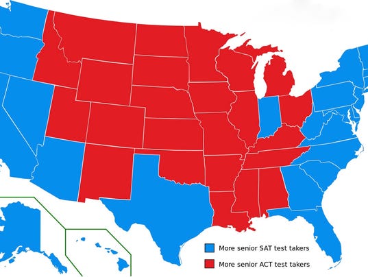 How do you compare SAT and ACT scores?