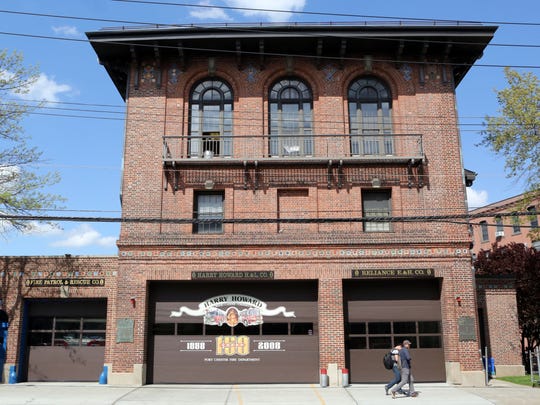 Outgoing Port Chester Fire Chief Mike DeVittorio shreds documents