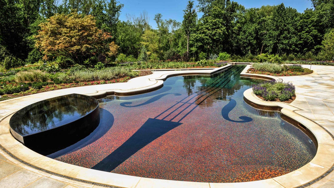 In the lap of luxury: A $1.5 million violin pool