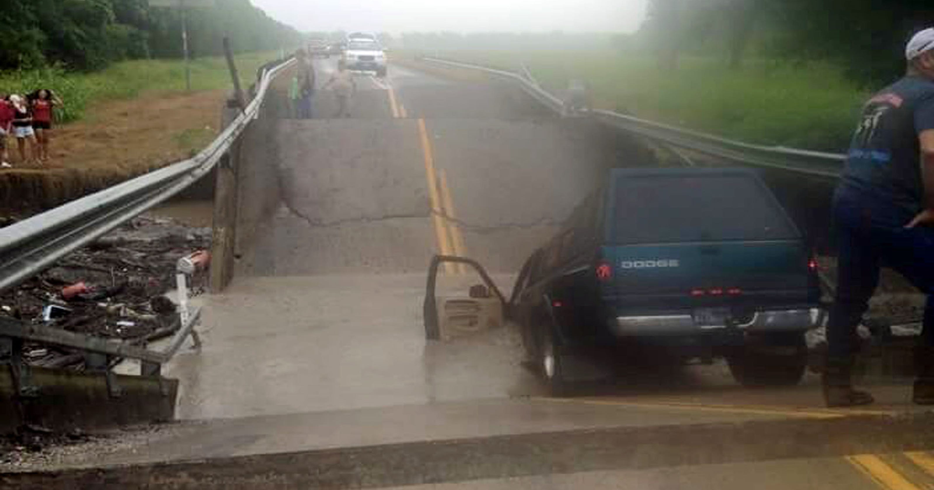 Couple rescued in Texas bridge collapse