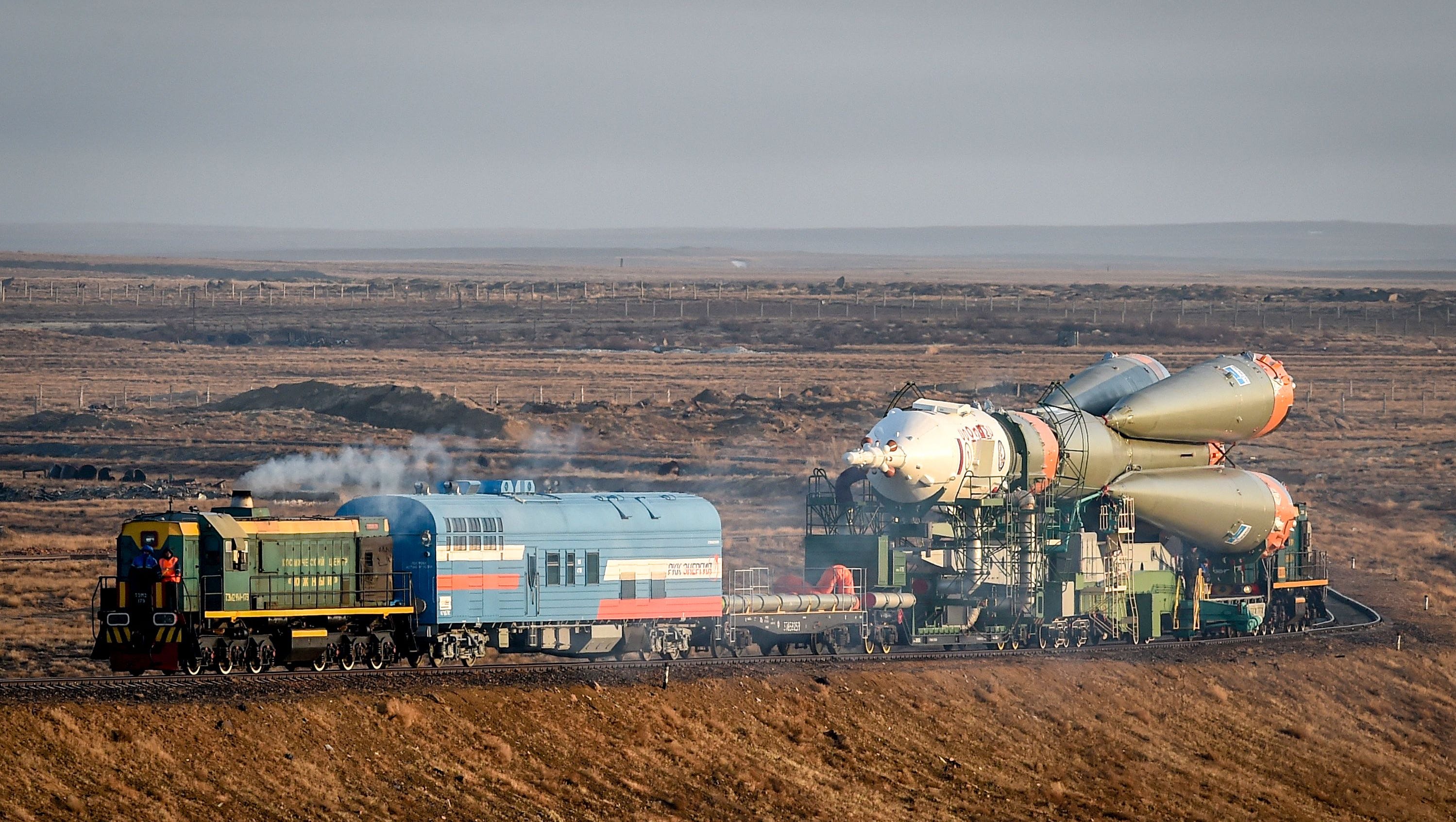 Fact check: Altered photo of tractor towing Russian rocket
