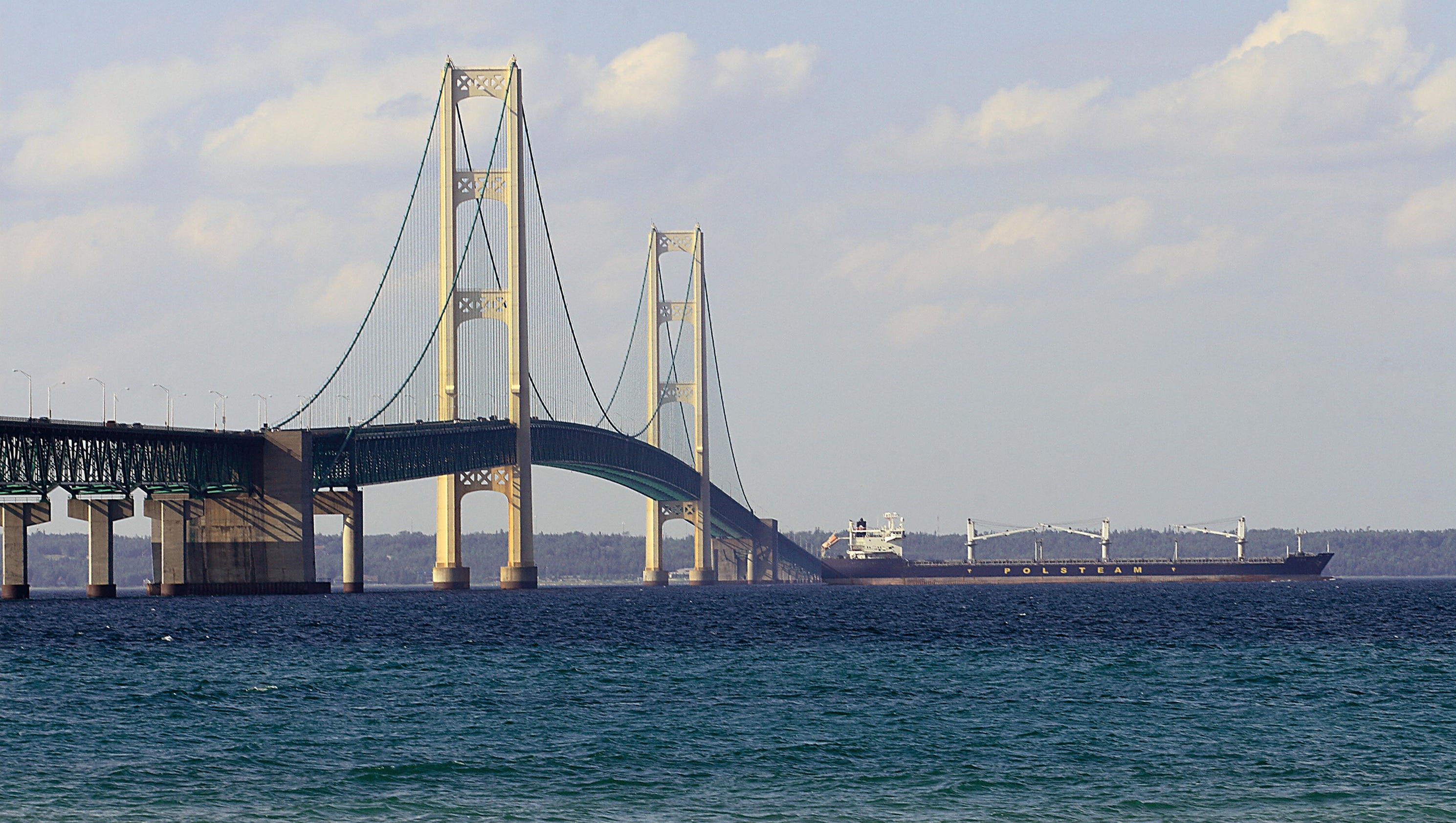 Michigan residents purchase pieces of Mackinac Bridge