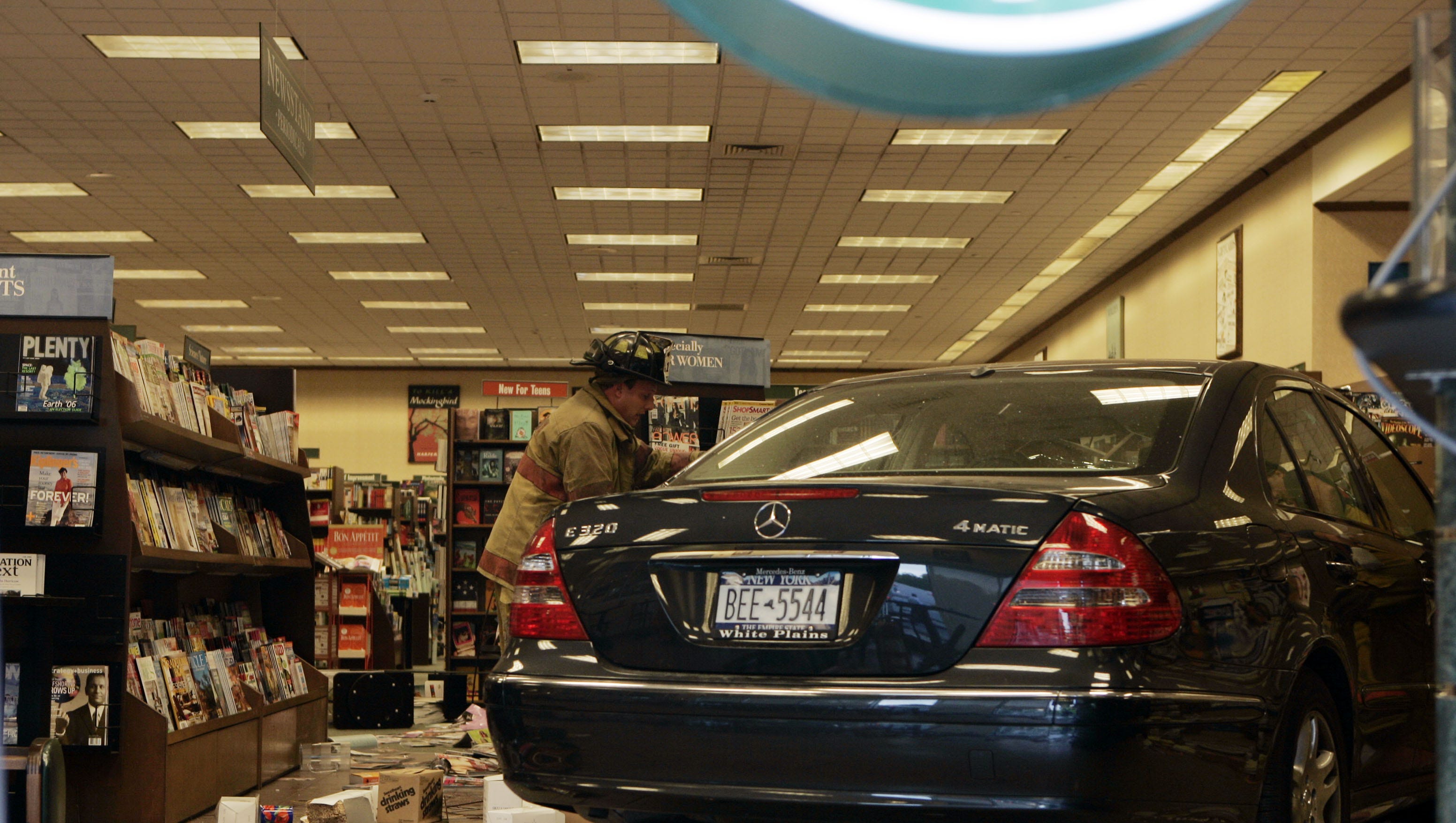 Why do drivers crash into buildings? Statistics and reasons why.