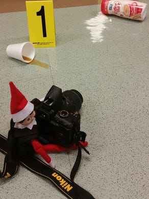 West Manheim PD Elf goes viral
