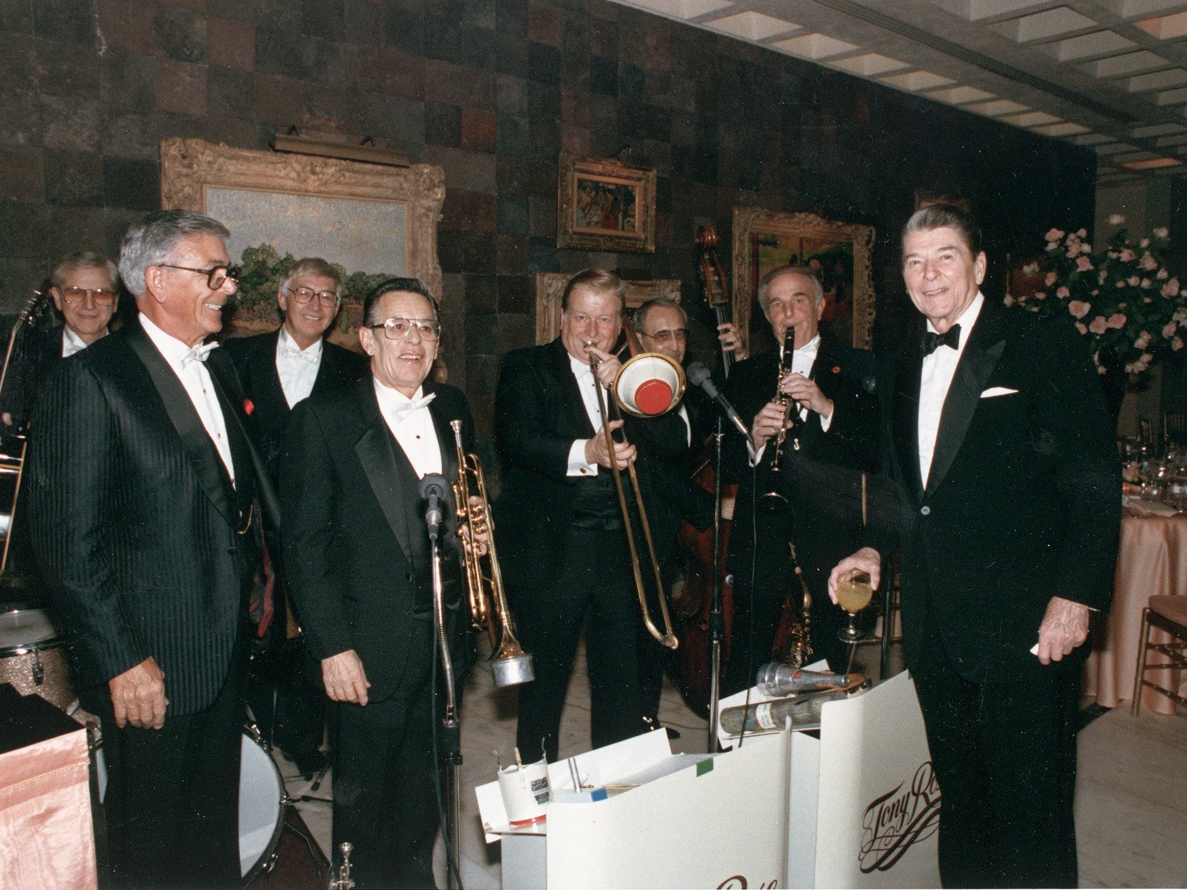 Ronald Reagan put the Annenberg's annual New Year's Eve party on the ...