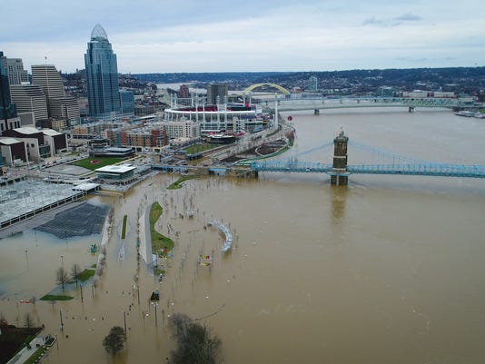 Cincinnati traffic: Flooding still impacting roads on Wednesday